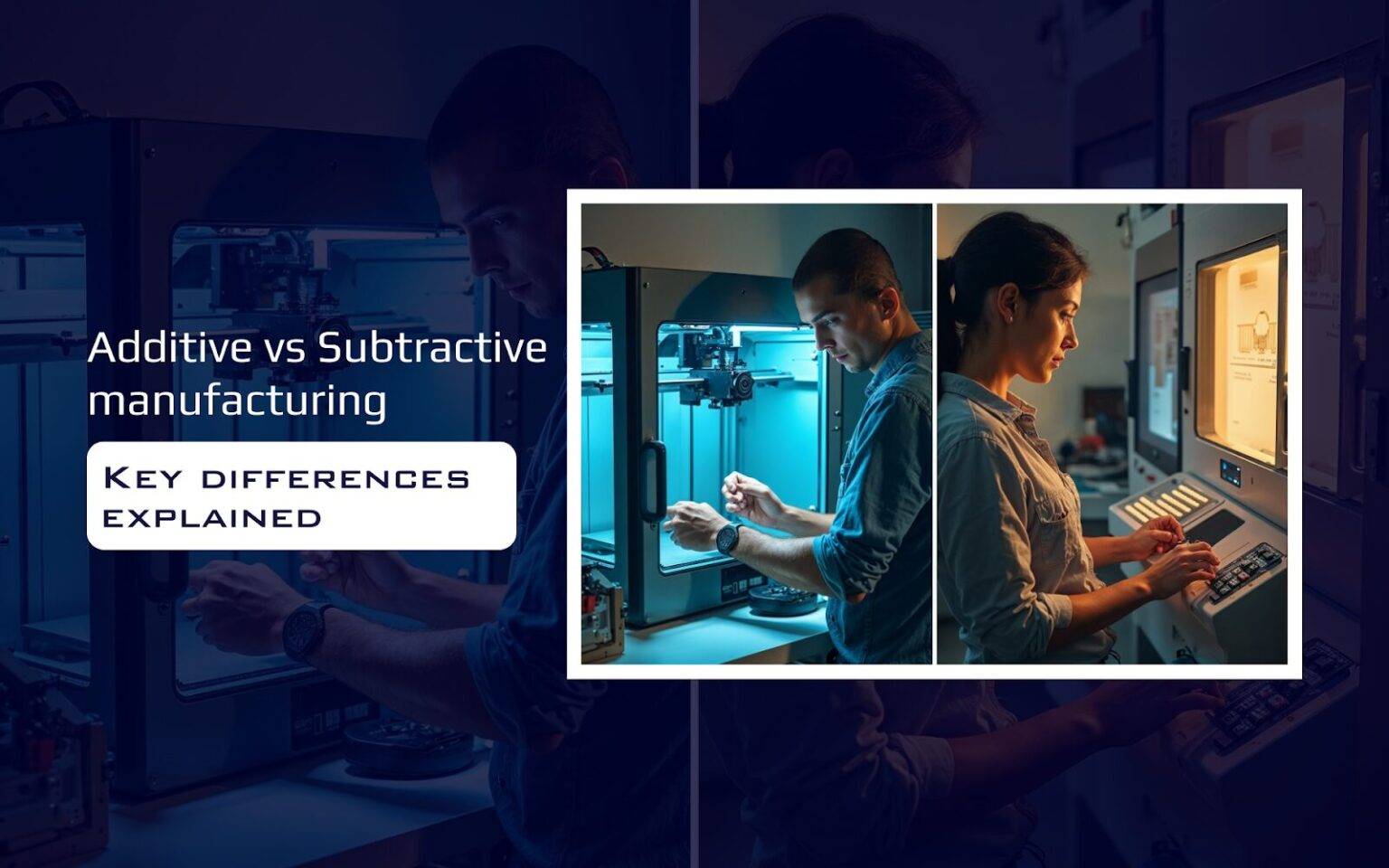 Additive vs Subtractive Manufacturing: Top 3 Key Differences